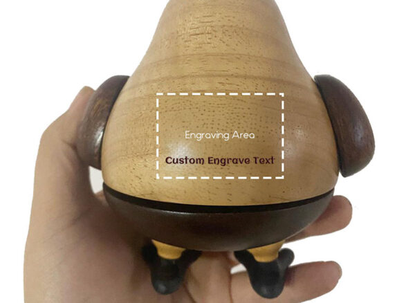 Wooden Chicken Music Box – Personalized Gift – FunnyWood