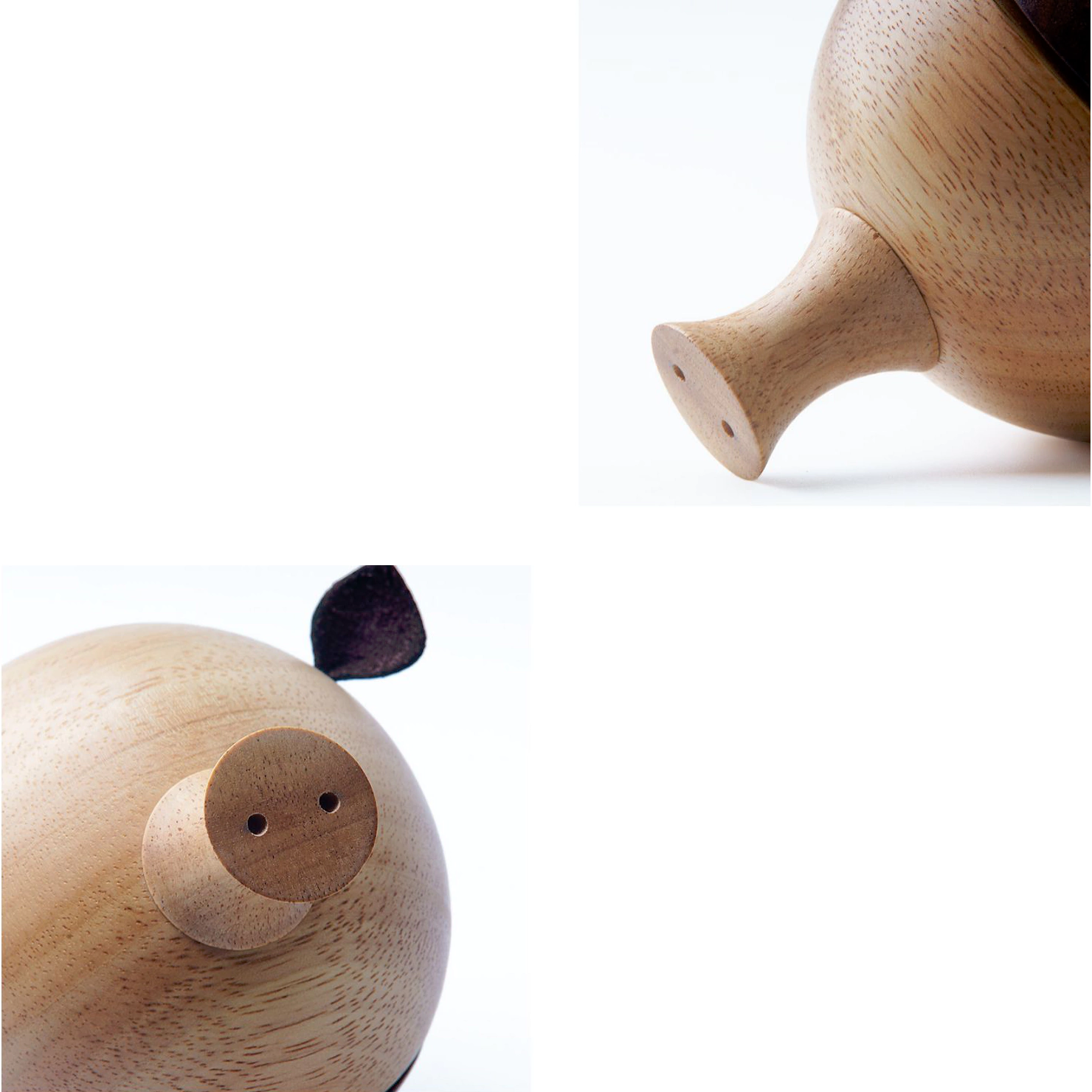 Wooden Music Box – Pig – FunnyWood